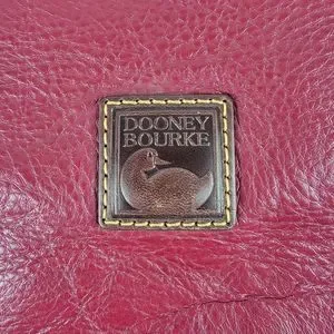 Dooney & Bourke | Bags | Dooney Bourke Hobo Shoulder Bag Deep Red ...